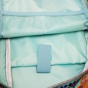 Bags | Turquoise Wildflowers Backpack | Poshmark